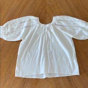 Sundance | Tops | 0 Cotton Embroidered Top From Sundance | Poshmark